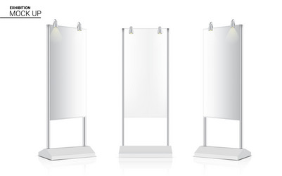 White Indoor Trade Exhibition Booth Stand Vector Images (over 100)