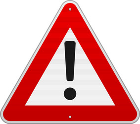 Red Triangle Exclamation Mark Vector Images (over 1,000)