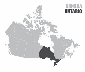 Detailed Ontario Map Vector Images (over 160)