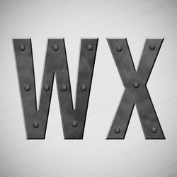 Metal Font Screw Rivet Vector Images (74)