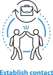 Win-win strategy partnership deal stock Royalty Free Vector