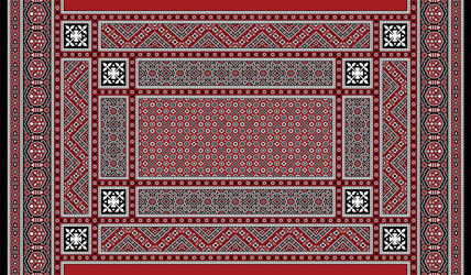 Ajrak Pattern Vector Images (36)