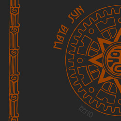 Maya sun Royalty Free Vector Image - VectorStock