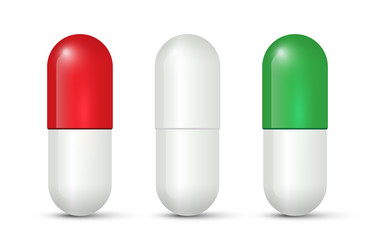 Green and White Capsule Vector Images (over 5,200)