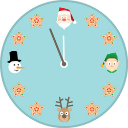 Vintage clock face Royalty Free Vector Image - VectorStock