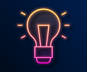 Neon lamp Royalty Free Vector Image - VectorStock