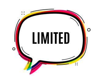 Limited offer symbol special promo sign mega Vector Image