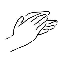Clap Hands Sketch Vector Images (over 560)