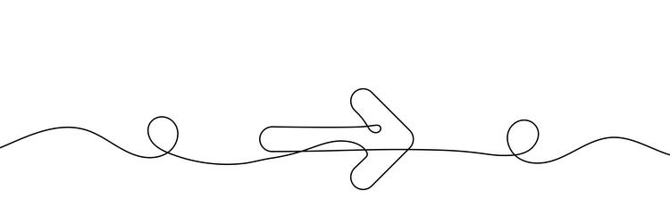 Continuous line drawing of up arrow up arrow Vector Image