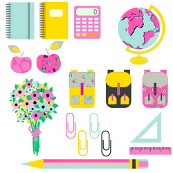 Book notebook student supplies back to school Vector Image