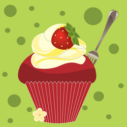 Making a cake Royalty Free Vector Image - VectorStock