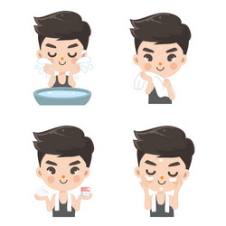 Boy Washing Face Vector Images (over 670)