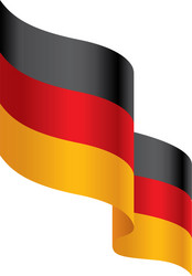 Banner german flag colors Royalty Free Vector Image
