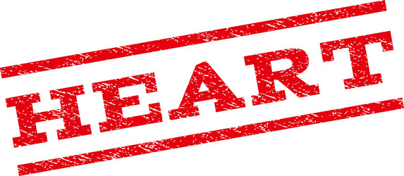 Heart watermark stamp Royalty Free Vector Image