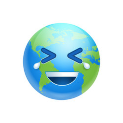 Angry planet saturn in the cartoon form Royalty Free Vector