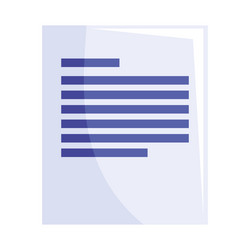 Document file paper format Royalty Free Vector Image