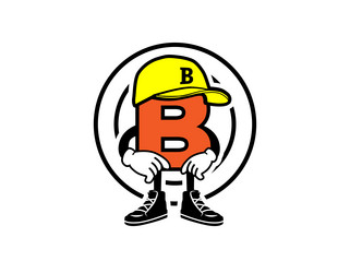 B with a Face Vector Images (over 1,000)
