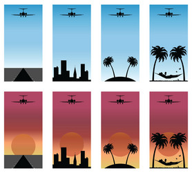 Plane Sunset Vector Images (over 2,400)