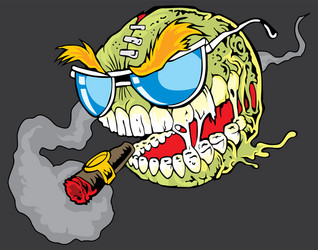 Cigarette Monster Evil Vector Images (over 270)
