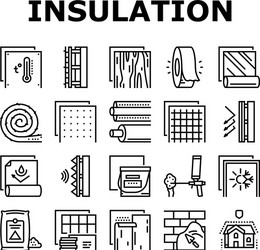 Insulation layers icon eps Royalty Free Vector Image
