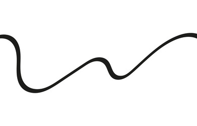 Swoosh swash underline stroke setabstract wavy Vector Image