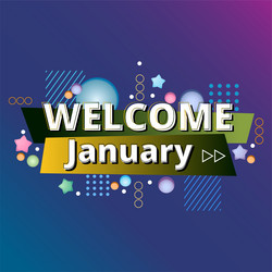 Welcome banner for greetings Royalty Free Vector Image