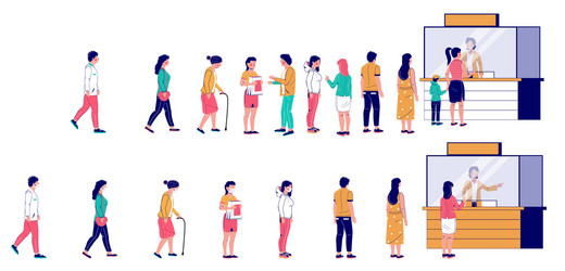Kids Waiting in Line Vector Images (over 410)