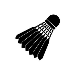 Simple design of a shuttlecock Royalty Free Vector Image