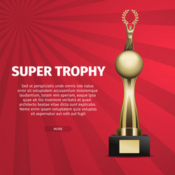 Banner design template of cricket championship Vector Image