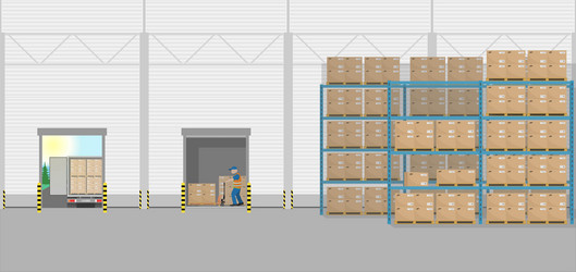 Warehouse Interior Vector Images (over 3,100)