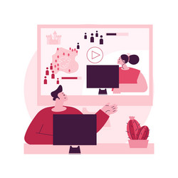 Video game walkthrough abstract concept Royalty Free Vector