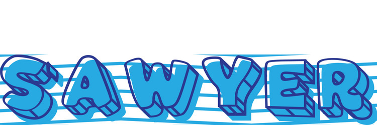 Sawyer Royalty Free Vector Image - VectorStock