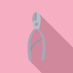 Care cut nail icon simple manicure Royalty Free Vector Image