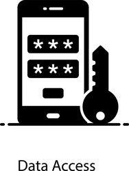 Data access Royalty Free Vector Image - VectorStock