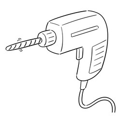 Hand Drill Drawing Vector Images (over 1,000)