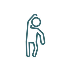 Left bend icon outline bend icon from sport Vector Image