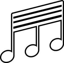 Sixty Fourth Isolated Note Vector Images (over 100)