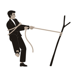 Stick Man Pulling Vector Images (over 250)