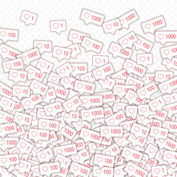 Social media icons media overload Royalty Free Vector Image
