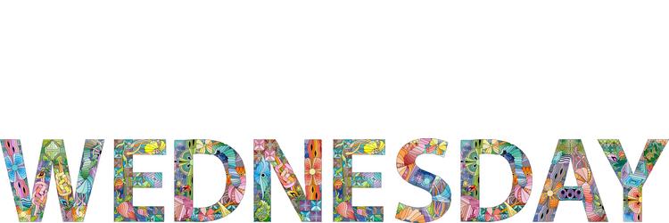 Wednesday Word Vector Images (over 600)