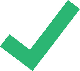 Tick check mark icon Royalty Free Vector Image