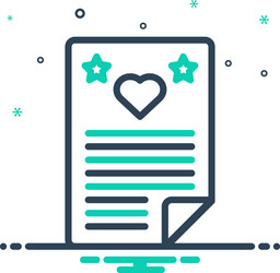 Wishlist Royalty Free Vector Image - VectorStock