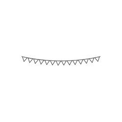 Bunting Outline Vector Images (over 3,300)