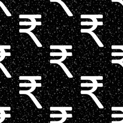 Indian rupee symbol pattern seamless Royalty Free Vector