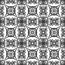 Intricate lace pattern background Royalty Free Vector Image