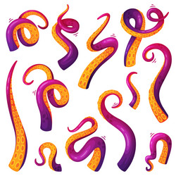 Octopus tentacles as limb of ocean creature Vector Image