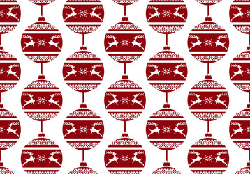 Christmas knitted seamless pattern Royalty Free Vector Image