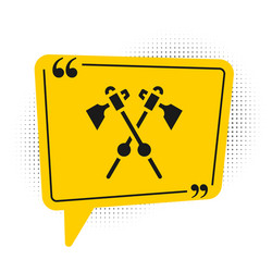 Black guillotine medieval execution icon isolated Vector Image