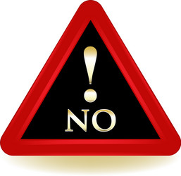 Important black sign Royalty Free Vector Image