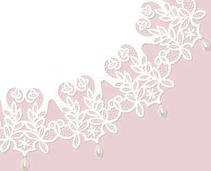 Pearls and Lace Pink Vector Images (over 130)